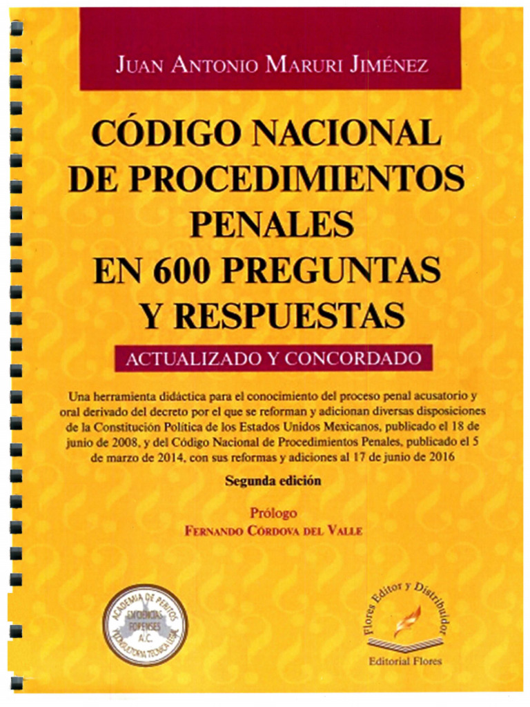 600 Preguntas y Respuestas Del CNPP | PDF