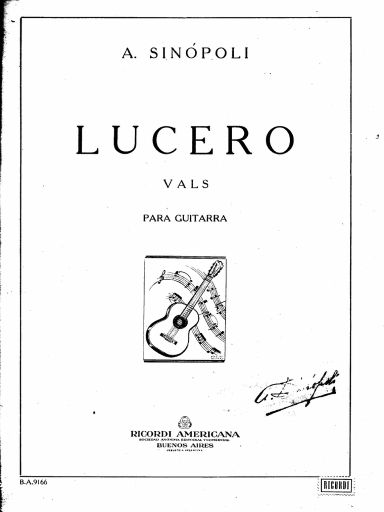 Lucero - A. Sinópoli | PDF