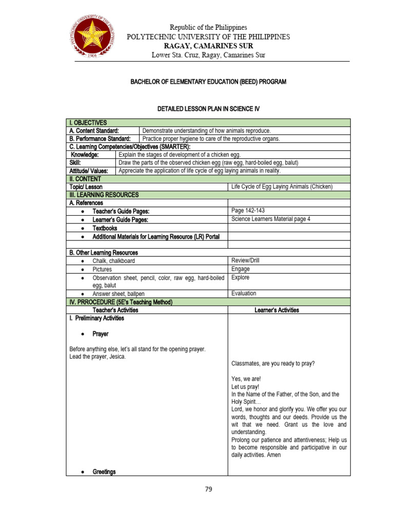 4.Dlp Science Final Na! | PDF | Egg | Chicken
