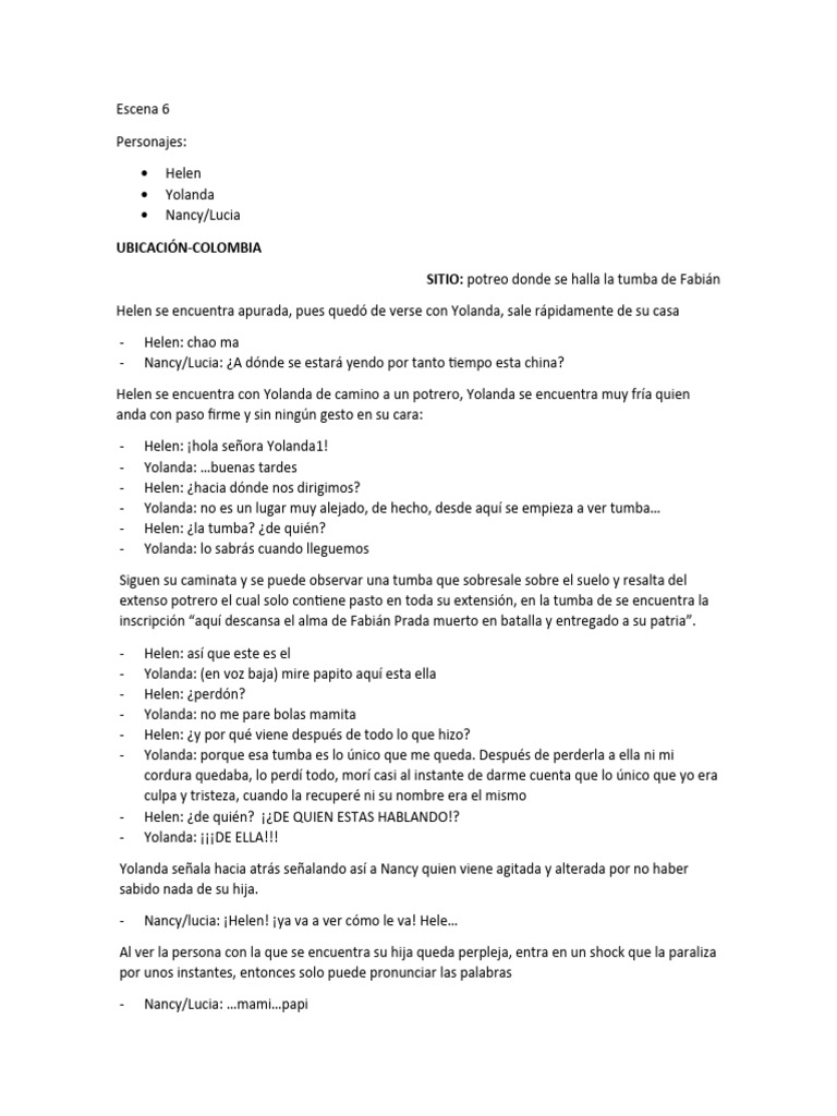Escena 6 | PDF