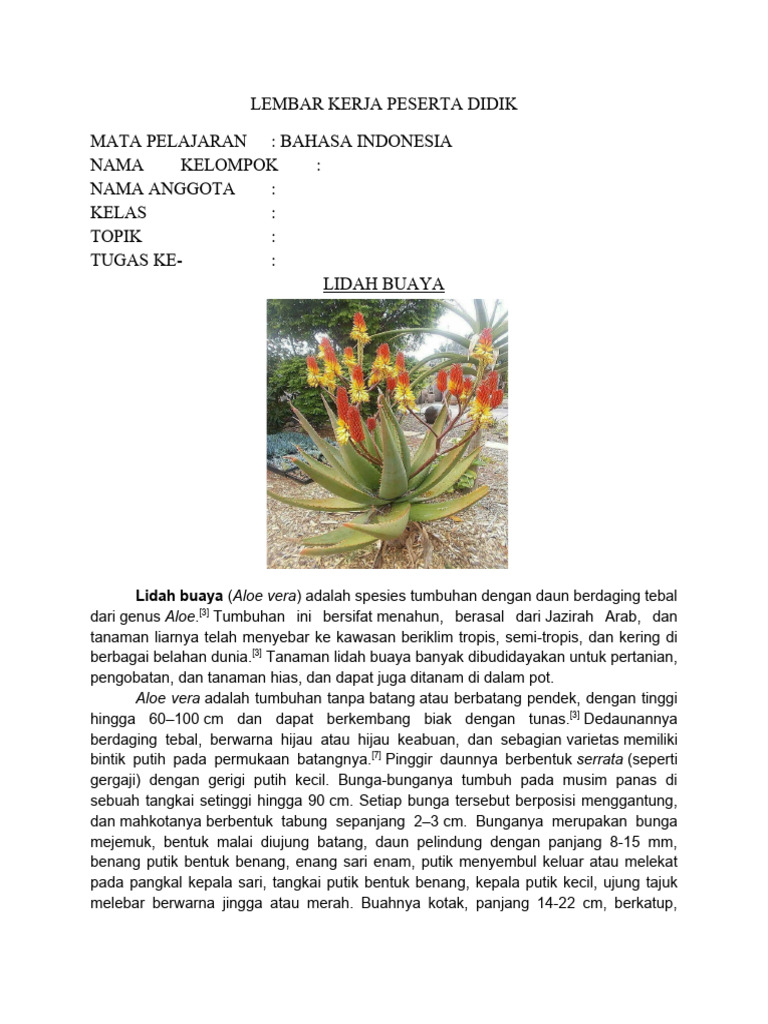 Lkpd 1 Bab 1 Lho Elemen 1 | PDF