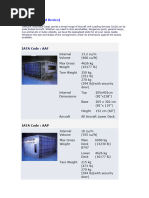 IATA ULD Codes and Specifications | PDF | Shipping | Aviation