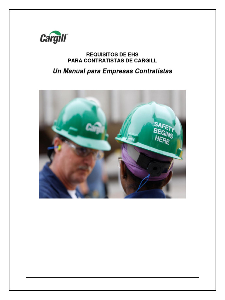 Requisitos EHS para Contratistas | PDF | Administración de Seguridad y Salud Ocupacional | Cambiar