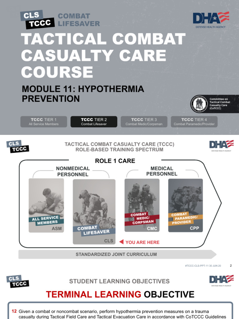 Hypothermia Prevention in Combat Care | PDF | Hypothermia | Clinical ...