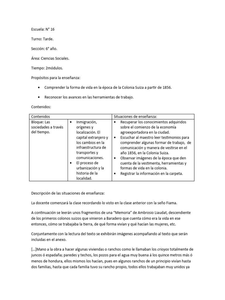 Planif Sociales | PDF | Enseñando