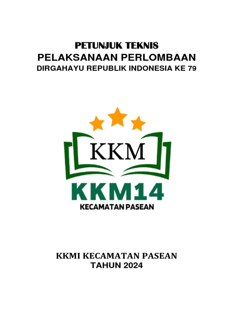 Revisi Juknis Lomba Agustus 2024 KKMI PASEAN | PDF