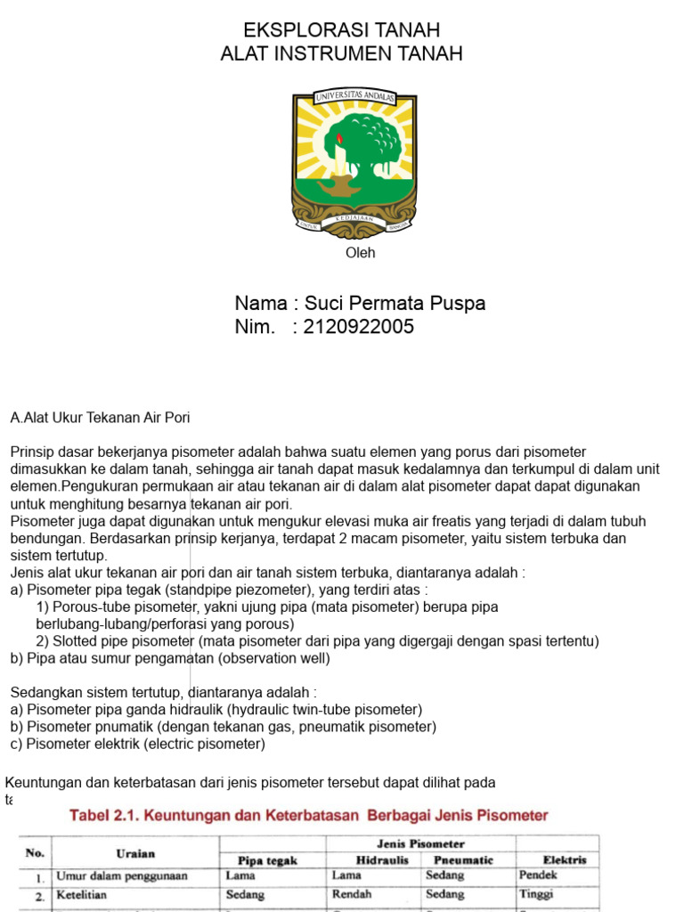 Alat Instrumen Tanah (Suci) | PDF