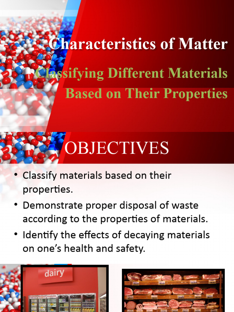 L1 Classifying Matter Based On Their Properties | PDF | Density | Volume
