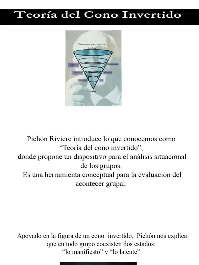Teoría del Cono Invertido de Pichón | PDF | Ciencia cognitiva | Sicología