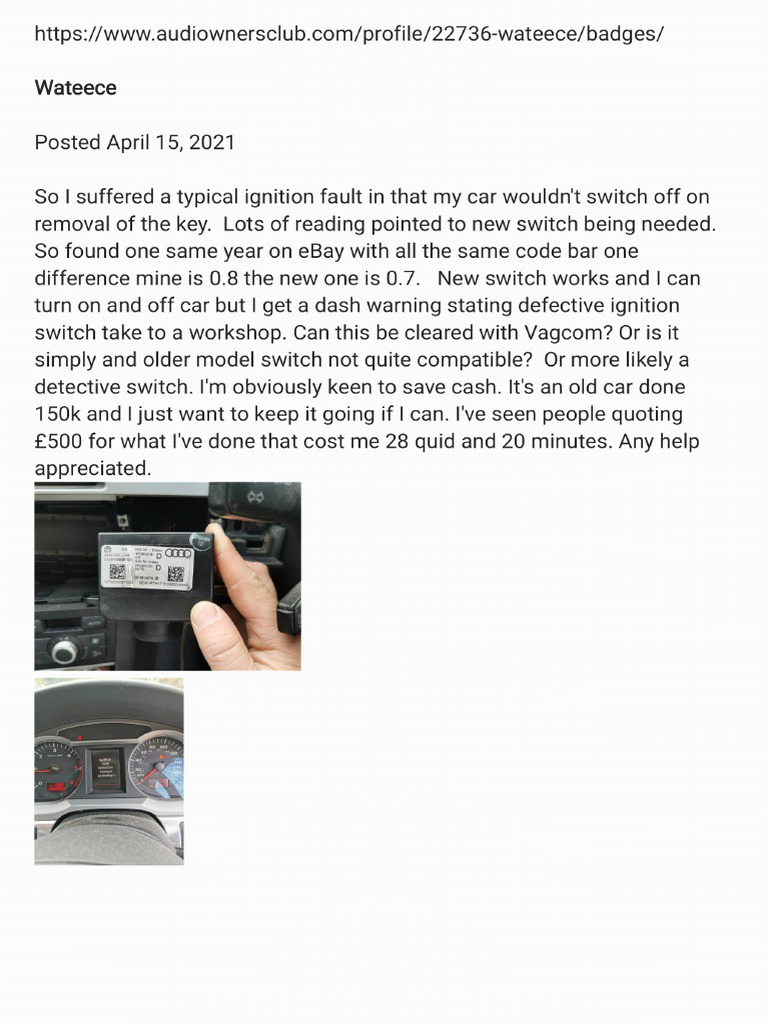 Audi Forum Notes 1 | PDF