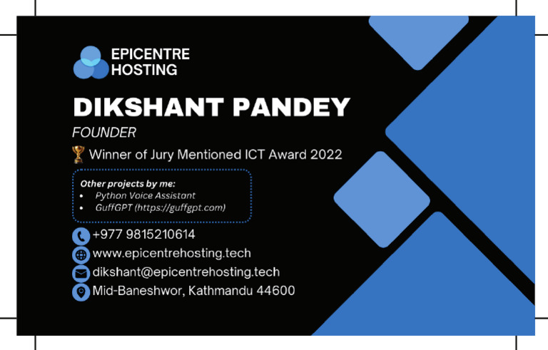 Green and White Modern Business Card | PDF