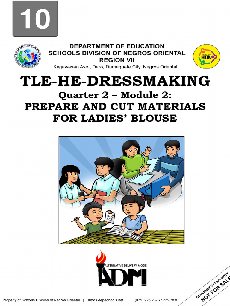He Dressmaking GR10 Q2 Module2 | PDF | Seam (Sewing) | Sewing