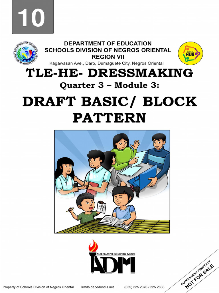 Dressmaking 10 Module 3 Pdf Seam Sewing Waist