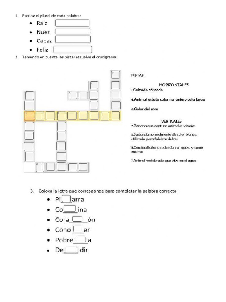 Ortografia de La C, Z y S | PDF