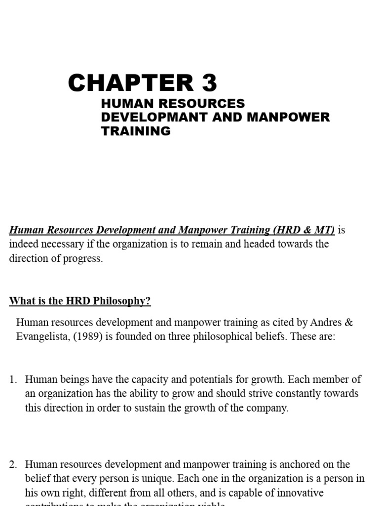 Chapter 3. Human Resource Managementpptx | PDF | Human Resources | Employment