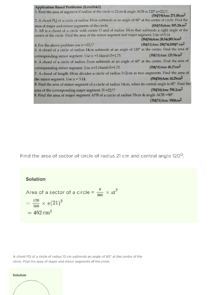 5.A chord of a circle of radius 10 c m subtends a right angle at the ...