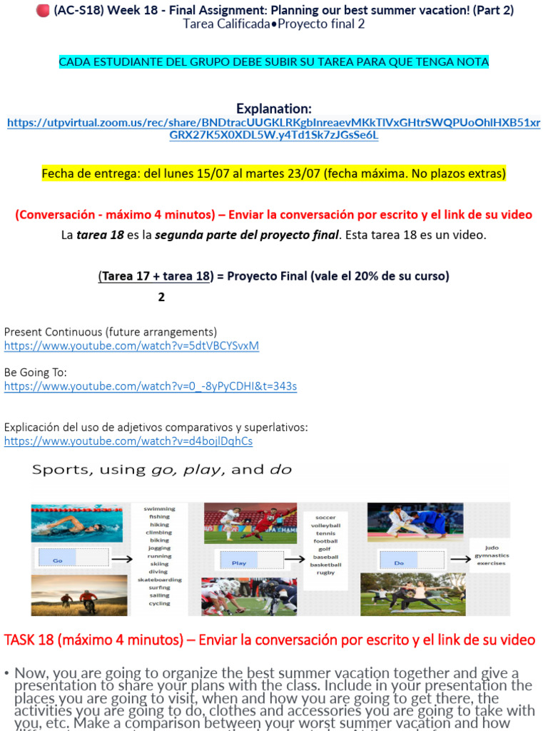 EIII - TASK 18 (Proyecto Final - Parte 2) | PDF | Grammar | Semantic Units