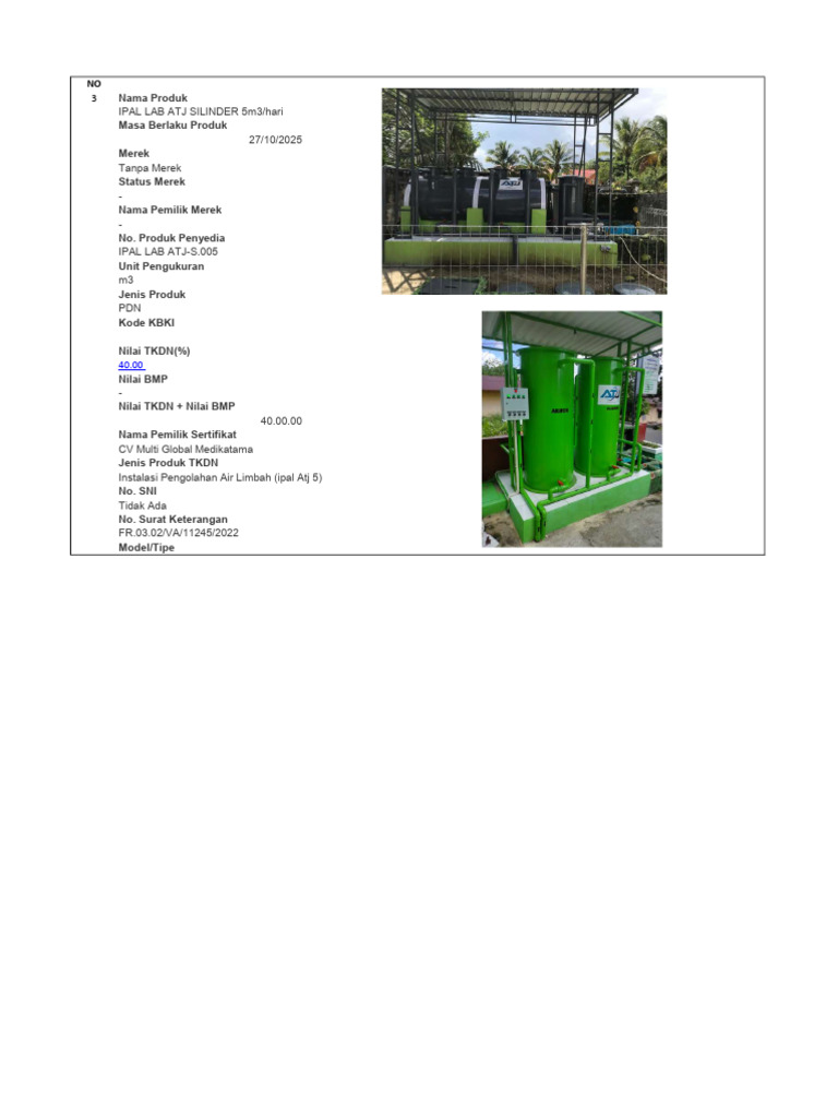 Spesifikasi Labkesda | PDF