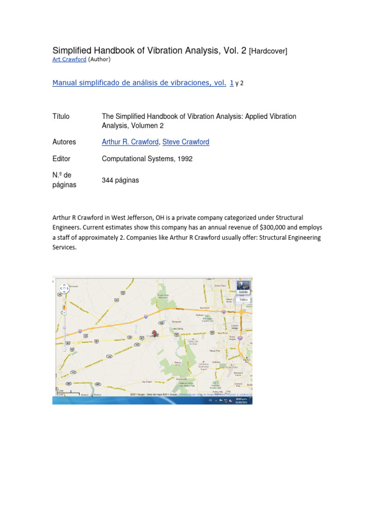 Simplified Handbook of Vibration Analysis PDF Free | PDF