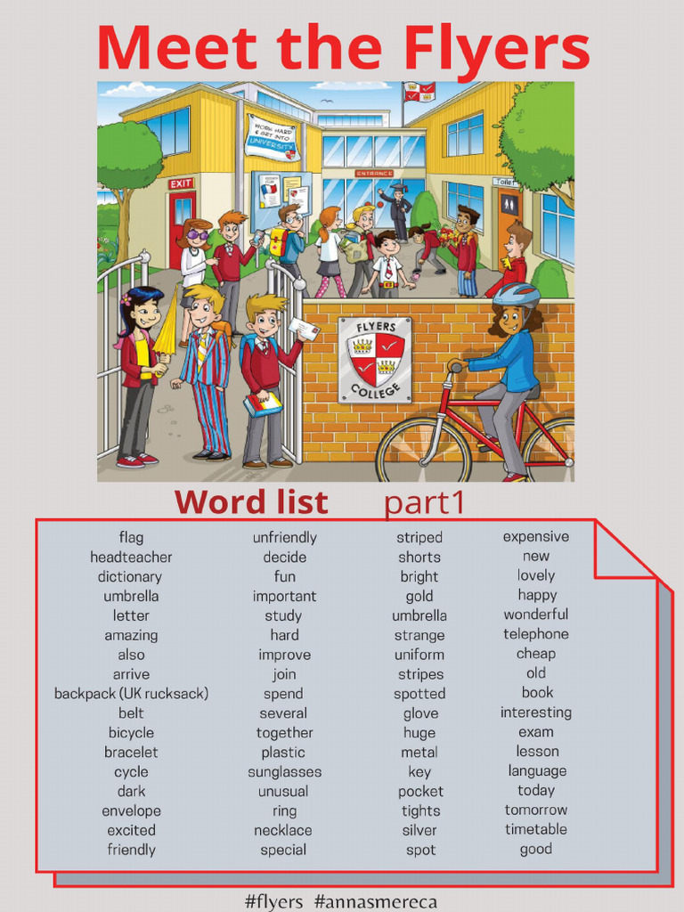 Meet The Flyers Picture Description Exercises Picture Stories Tran - 137166 | PDF