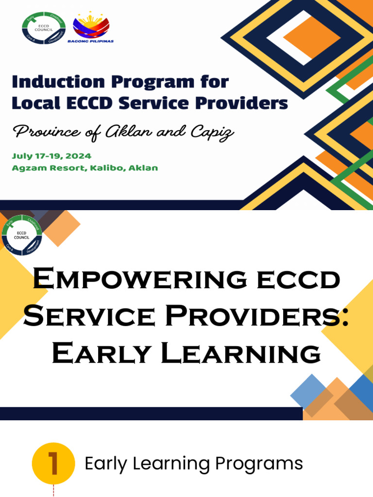 Empowering ECCD Service Providers - Early Learning Programs | PDF ...
