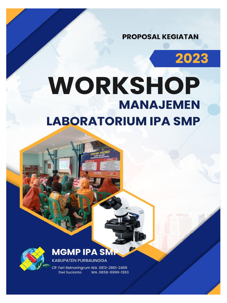 Proposal Workshop Manajemen Laboratorium IPA 2023 | PDF