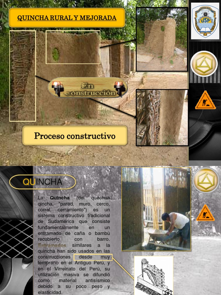 Construcción de Casas de Quincha Modernas | PDF | Fundación (Ingeniería ...