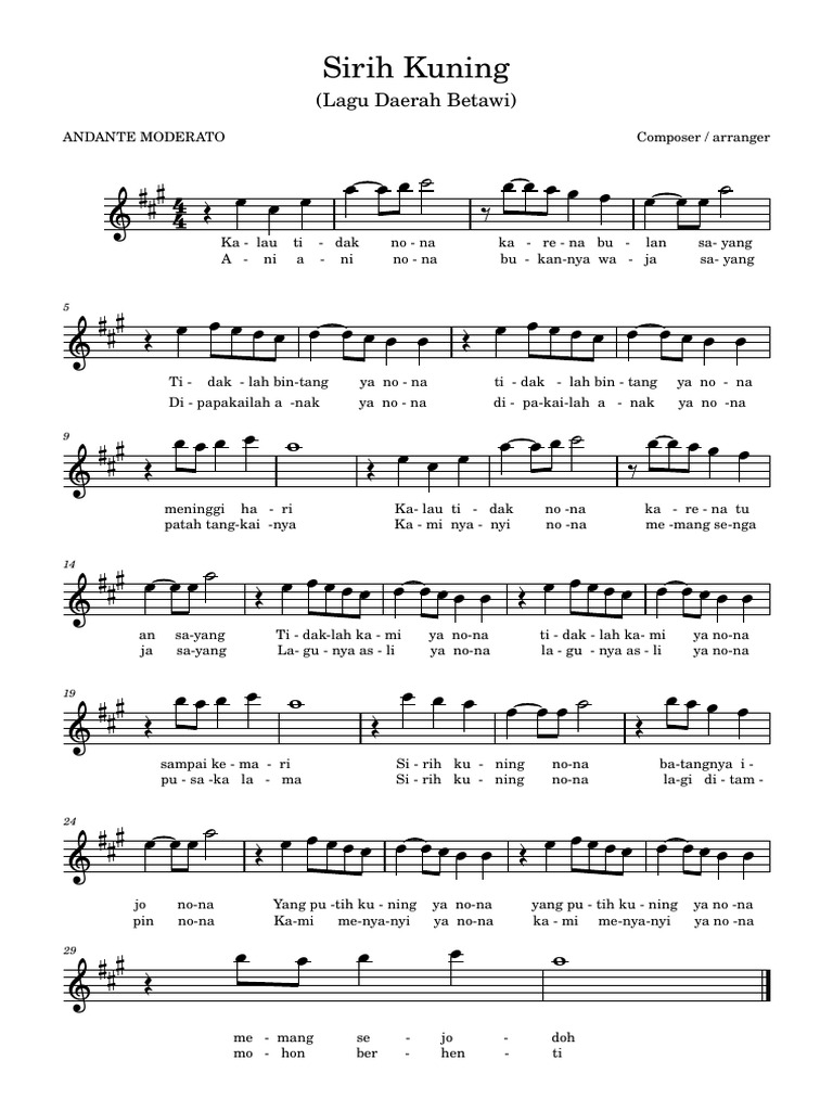 Latihan Sirih Kuning | PDF