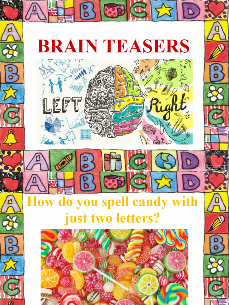 Brain Teasers | PDF | Linguistics | Orthography