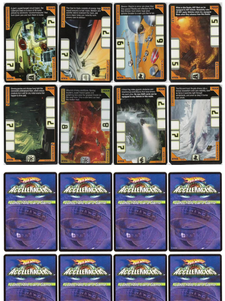 Cópia de CARTAS HOT WHEELS ACCELERACERS | PDF