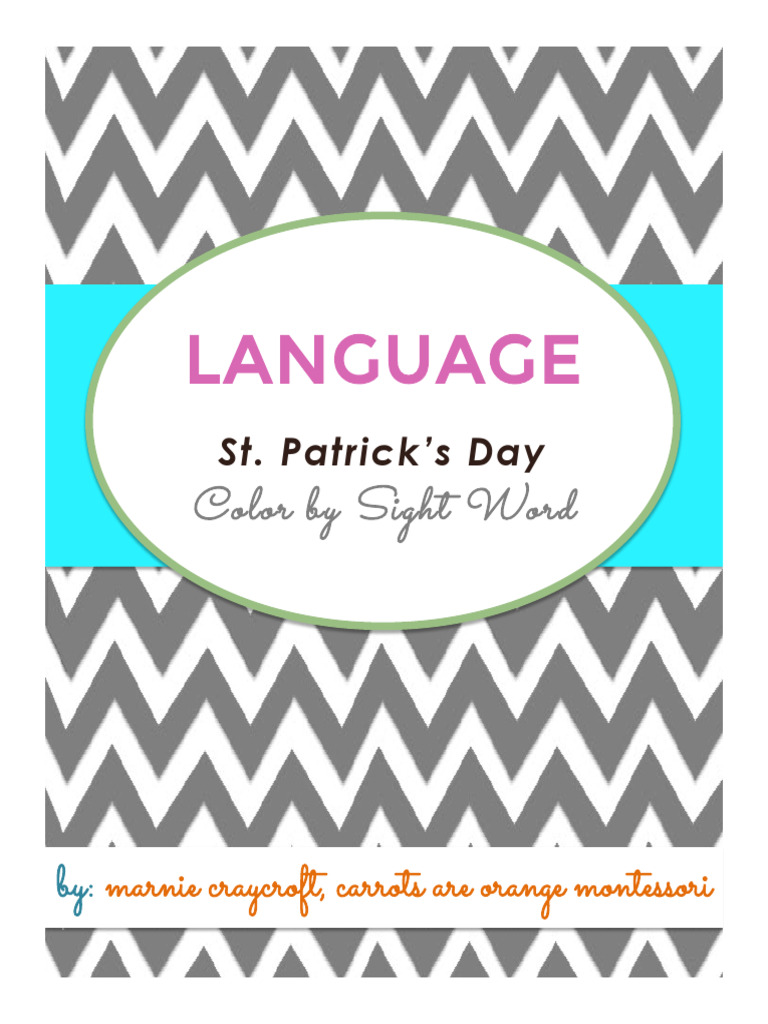 Color by Sight Word Clover | PDF