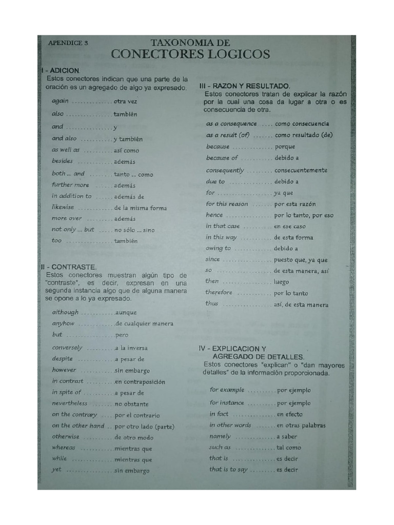 Conectores Lógicos | PDF