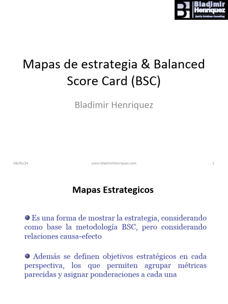 Mapas Estrategicos y BSC | PDF | Business | Internet
