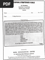 Brief COPE Inventory Questionnaire | PDF | Emotions | Cognitive Psychology