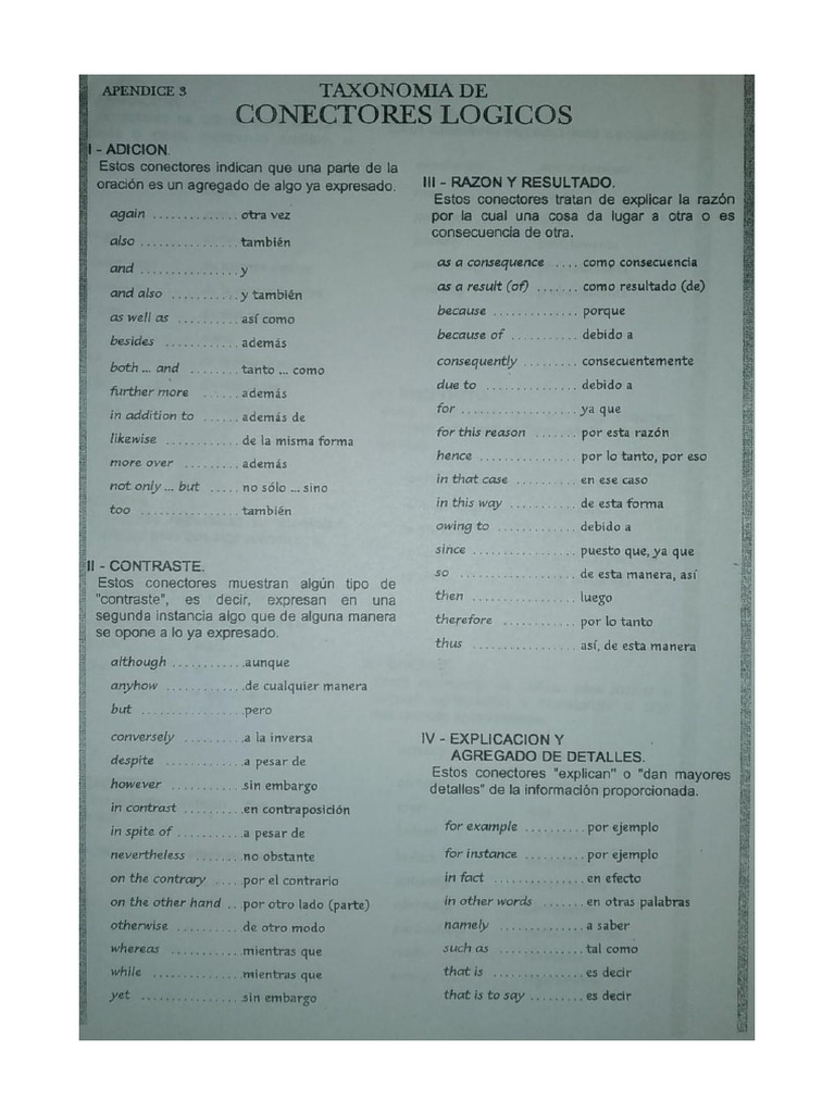 Conectores Lógicos | PDF