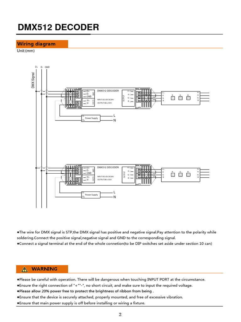 DMX512 Decoder | PDF | Electrical Engineering | Computer Engineering
