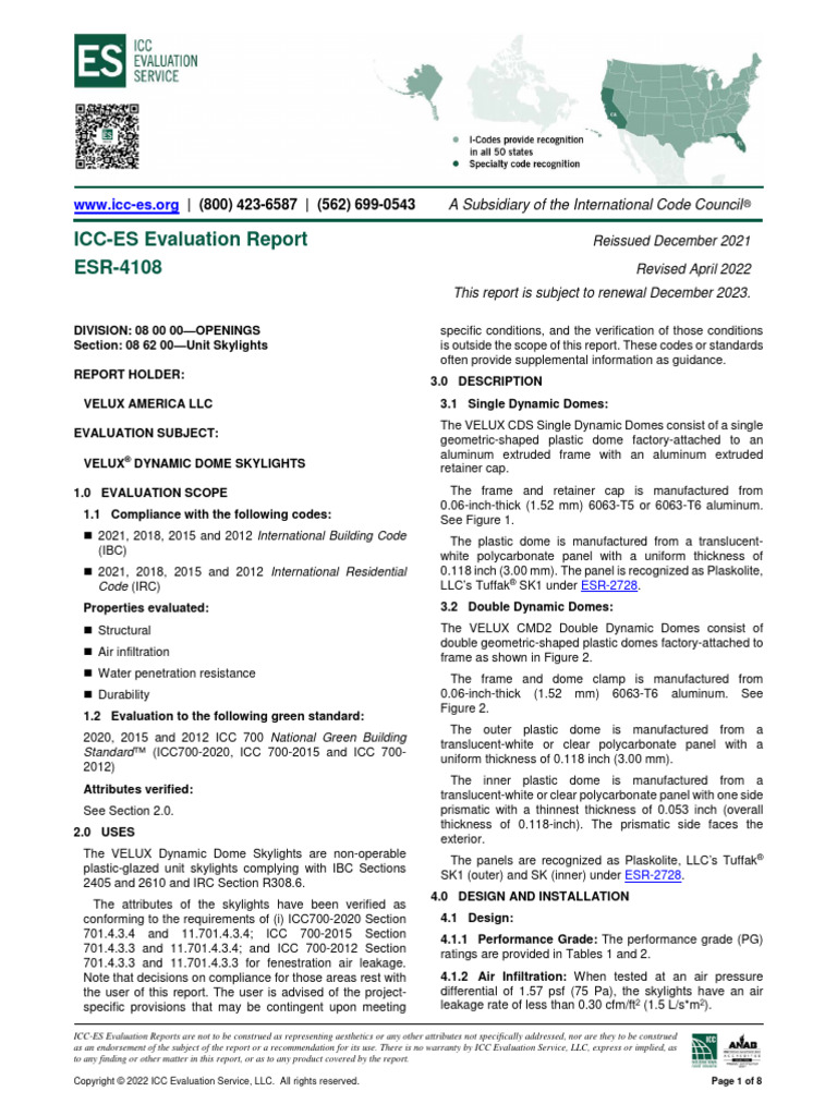 ESR-4108 | PDF | Screw | Building Code