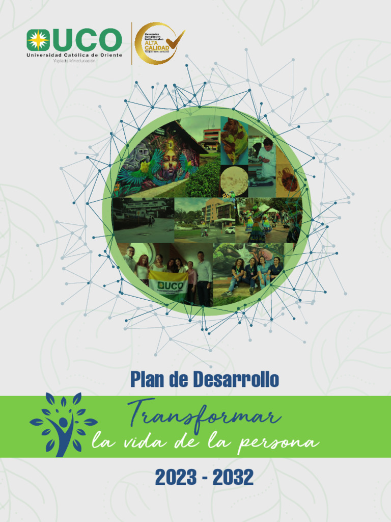 Plan de Desarrollo Institucional 2023 - 2032 20240415 | PDF | Enseñando | Institución