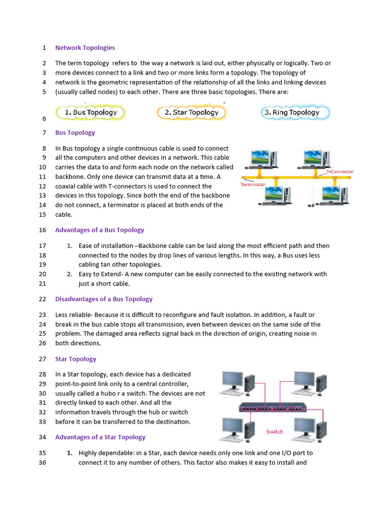 Network Topologies Pdf Network Topology Client Server Model