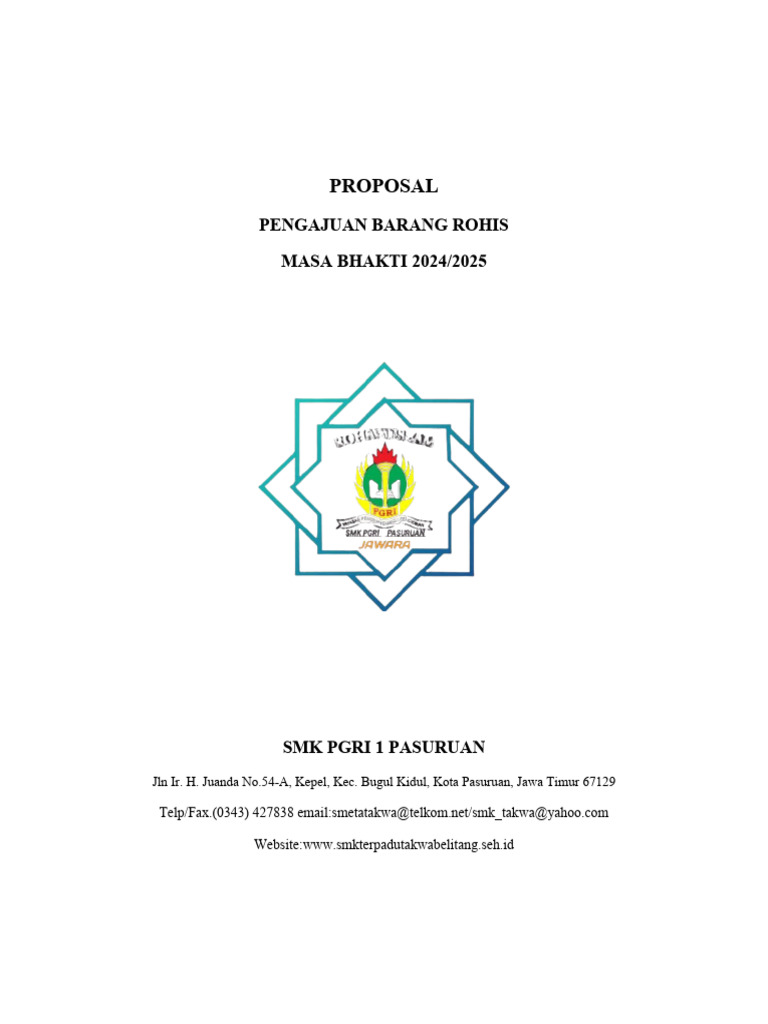 PROPOSAL Pengajuan Dana OSIS | PDF