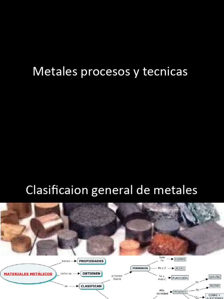 Metales Proceso y Tecnicas | PDF