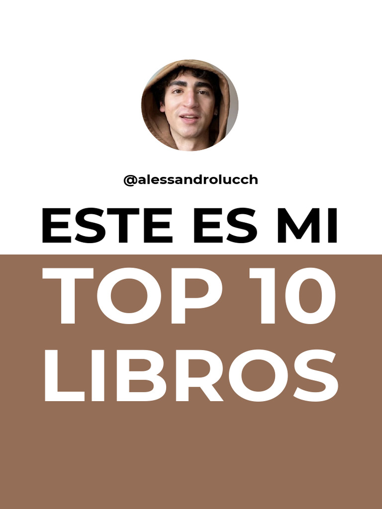 Mi Top 10 Libros | PDF | Persuasión