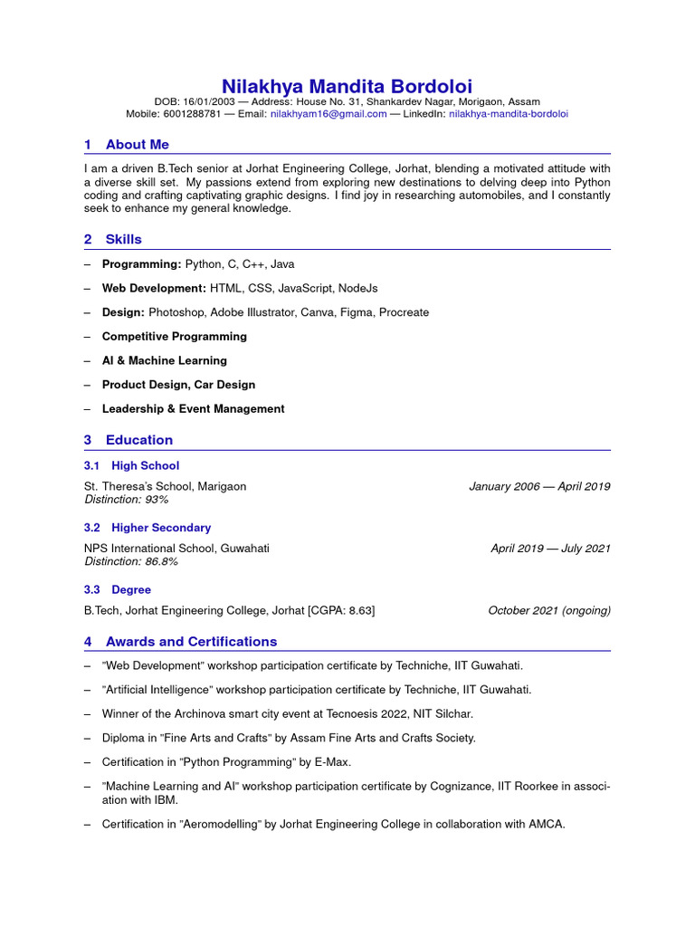 Nilakhya Mandita Bordoloi | PDF | Computing