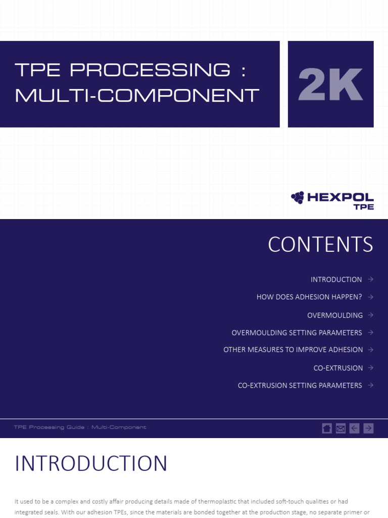 Tpe Processing Guide For Adhesion | PDF | Adhesion | Plastic