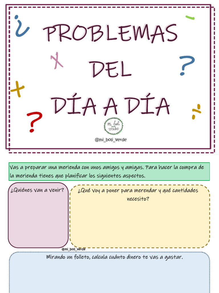 Problemas Del Día A Día | PDF