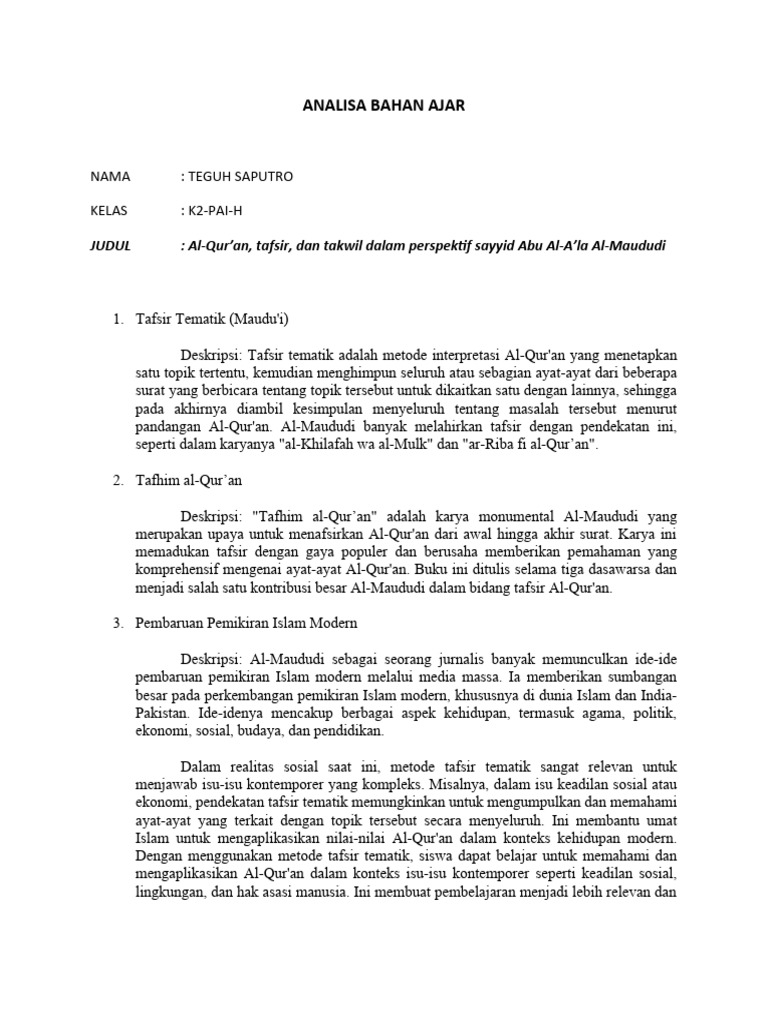 Analisis Bahan Ajar Modul 7 | PDF | Ilmu Sosial | Filsafat