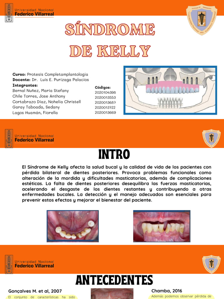 Síndrome de Kelly | PDF | Odontología | Boca