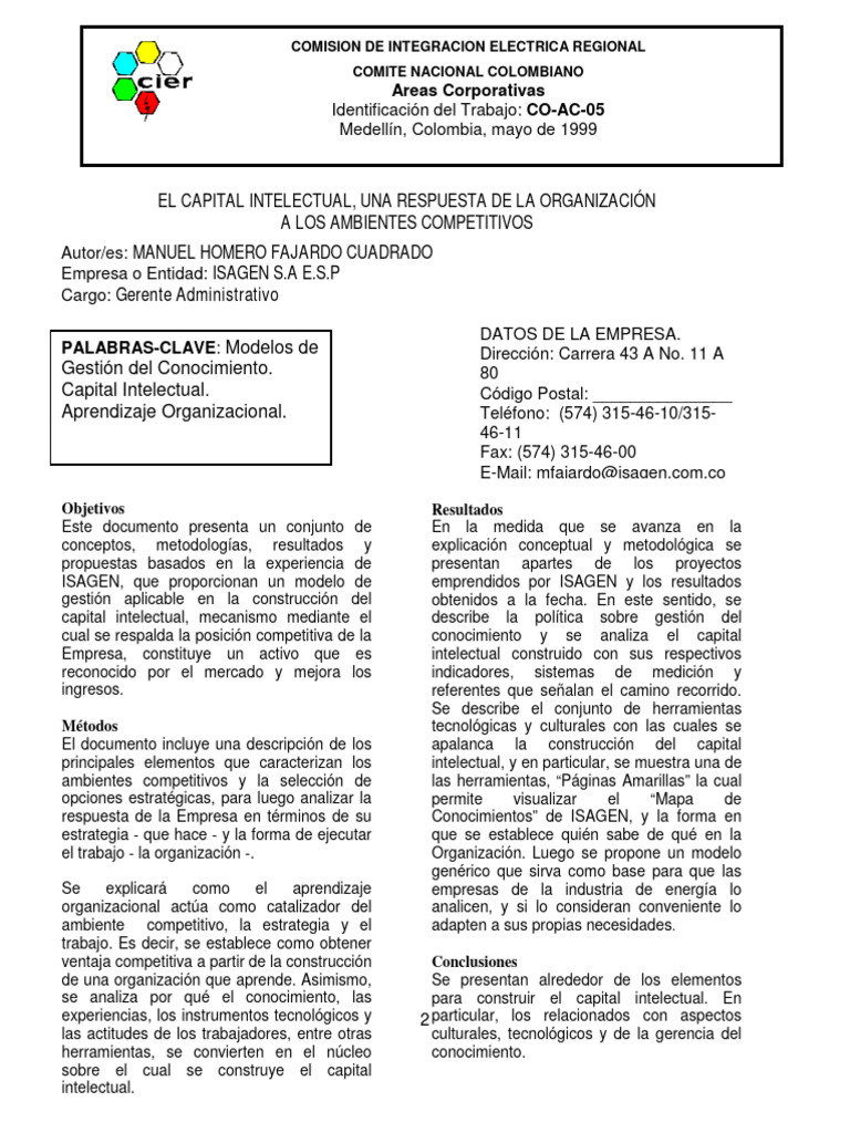 Fundamentos de la Metodología KIAP | PDF | Aprendizaje | Conocimiento ...
