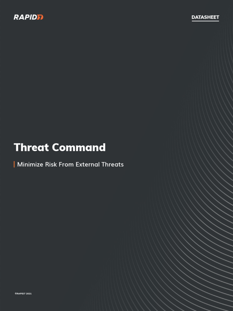 Threat Command - Datasheet | PDF | Computer Security | Security