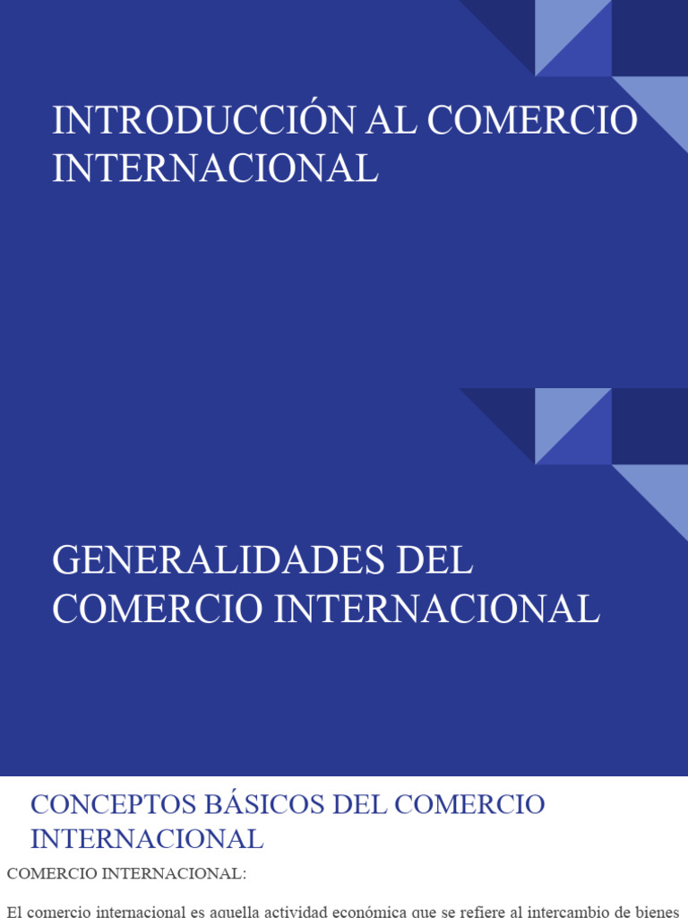 Introducción Al Comercio Internacional | PDF | aduana | Arancel